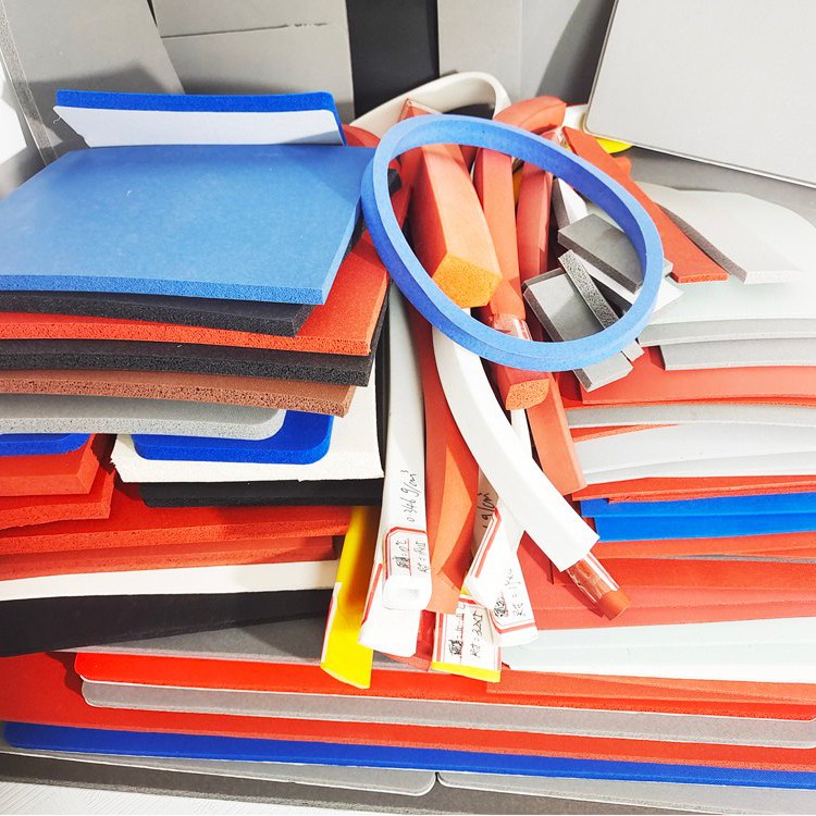 Silicone sponge sheeting in diferent colors and thickness